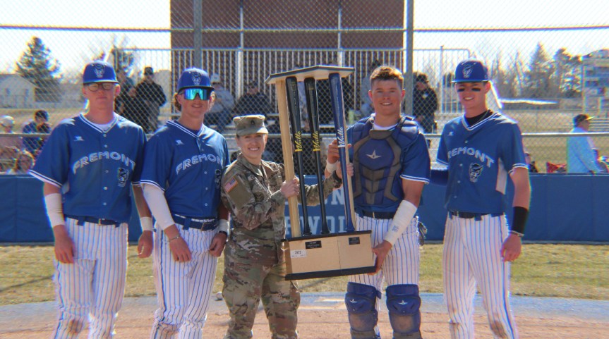 Fremont High Varsity Baseball Zap Spoil Moo Home Opener